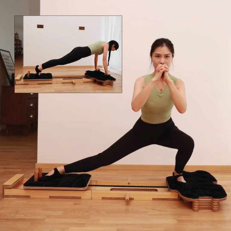 Profesyonel Reformer Pilates Aleti – Ahşap Gövde, Ayarlanabilir Yaylı ...